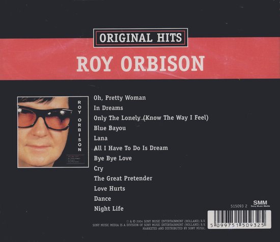 Great Roy Orbison, Vol. 1: Original Hits, Roy Orbison | CD (album ...