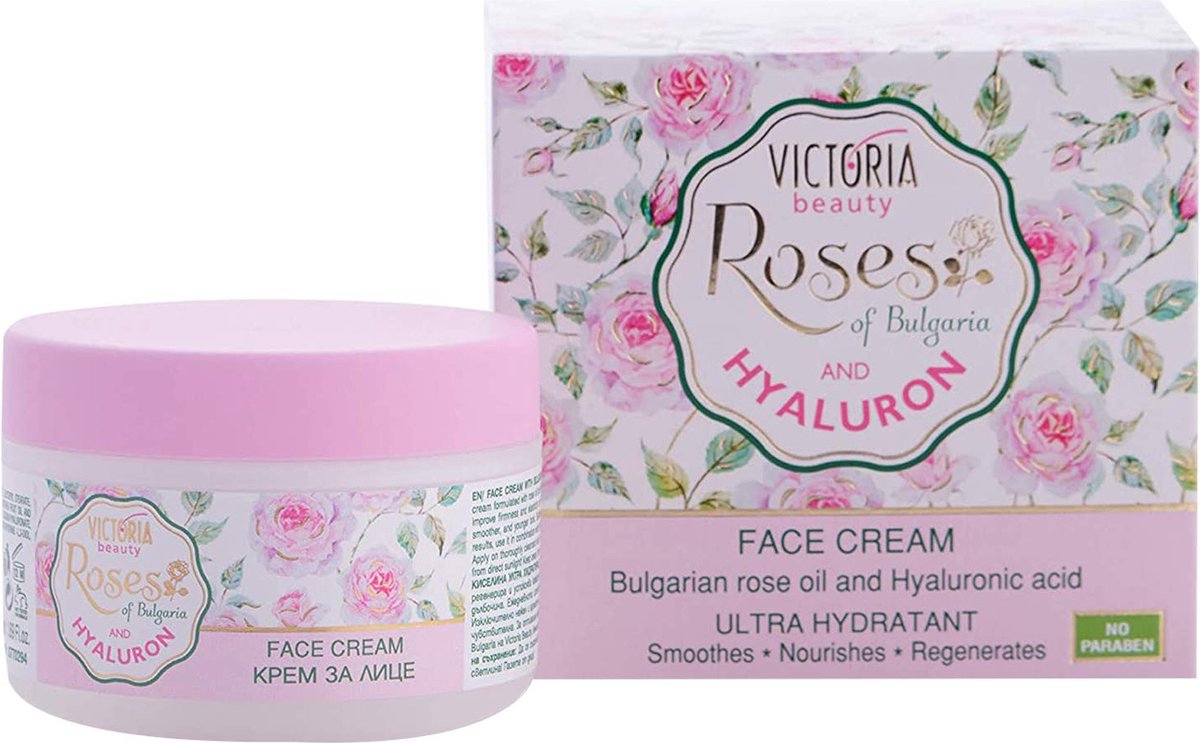 Victoria Beauty - Hyaluron dagcreme 50 ml met rozenolie | bol
