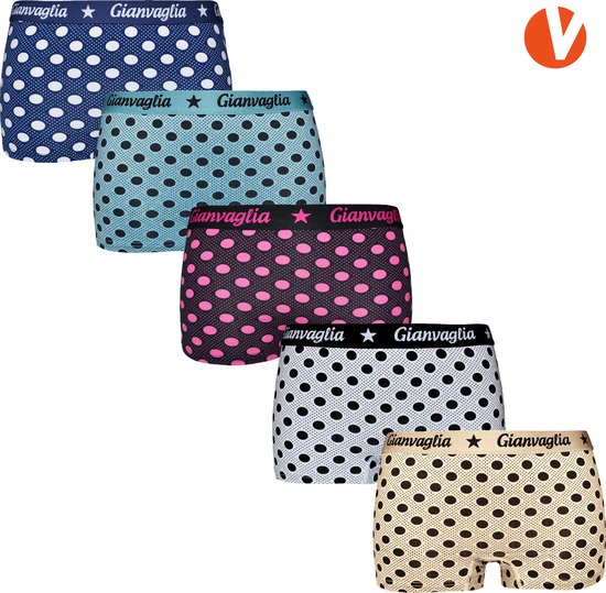 Dames Onderbroek Katoen Boxershort 5 Pack Korte Pijp Maat M Bol