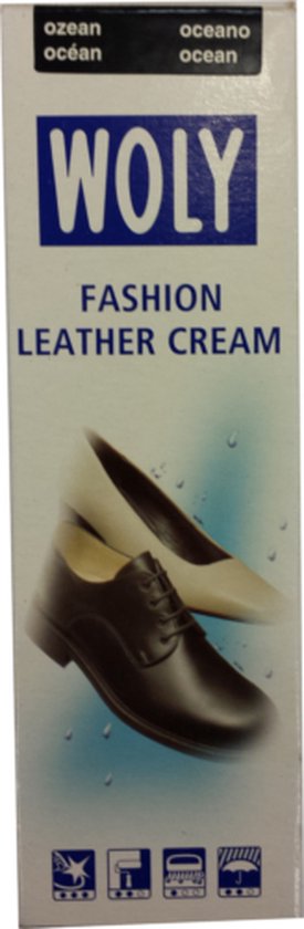 Woly Fashion Leather Cream Tube - Ocean - 75 ml (Schoenpoets ...