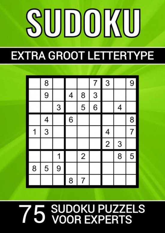 Sudoku Extra Groot Lettertype - 75 Sudoku Puzzels voor Experts, Puzzelboeken & Meer |... | bol