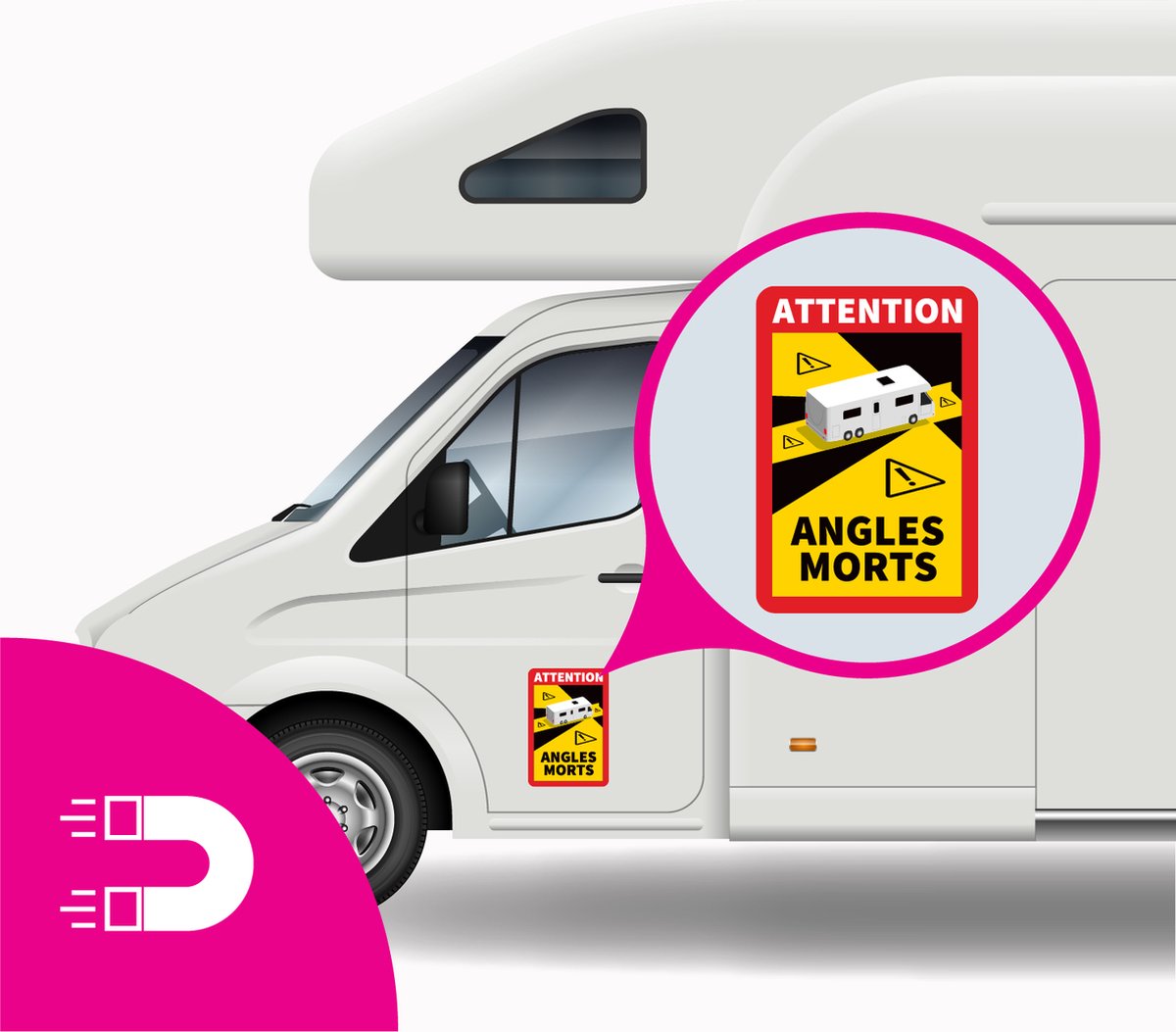 Dode Hoek Magneet Camper – Herbruikbaar – Voordeelset van 3 Stuks - 17 ...
