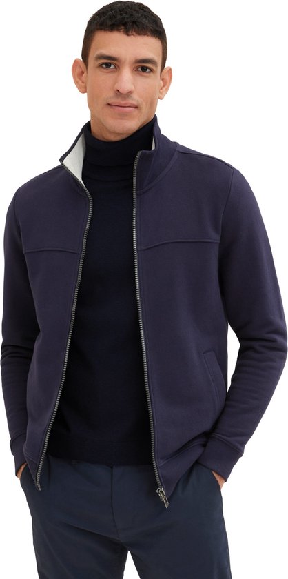 TOM TAILOR cutline sweat jacket Heren Trui - Maat L | bol.com