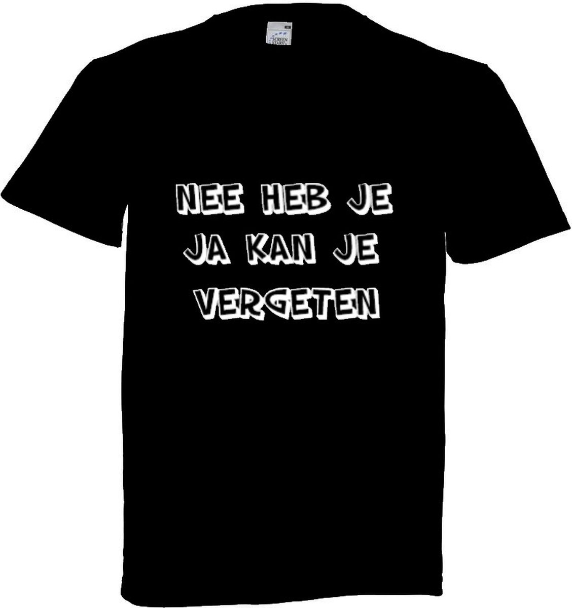 Grappig T-shirt - nee heb je - ja kan je vergeten - maat XXL | bol.com