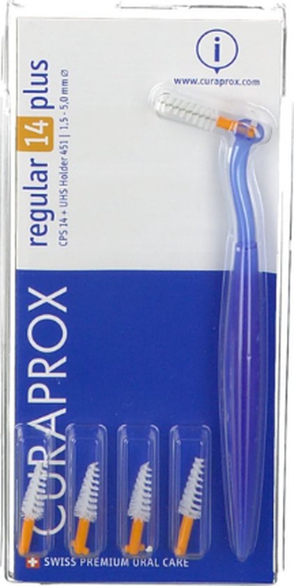 Curaprox ragers met houder CPS 14 regular plus | bol.com