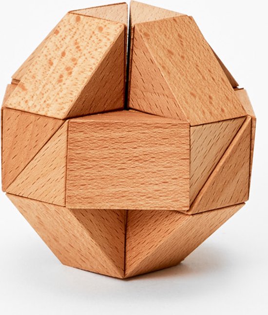 Areaware - Snake Blocks - Medium - Natural | bol