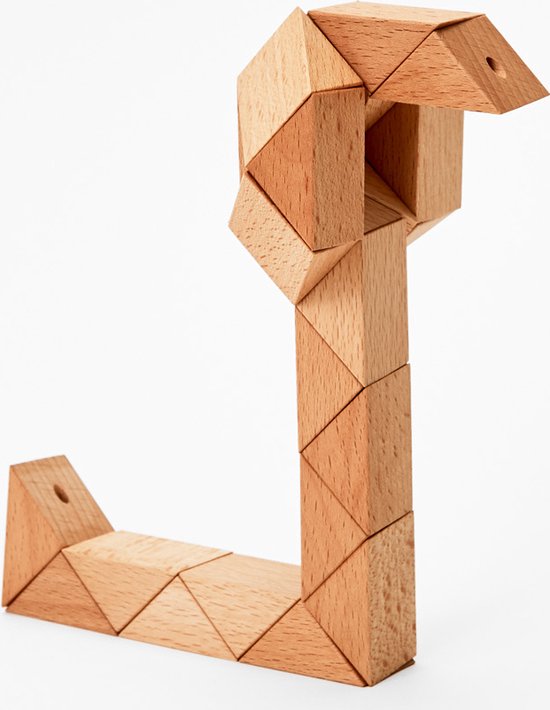 Areaware - Snake Blocks - Medium - Natural | bol