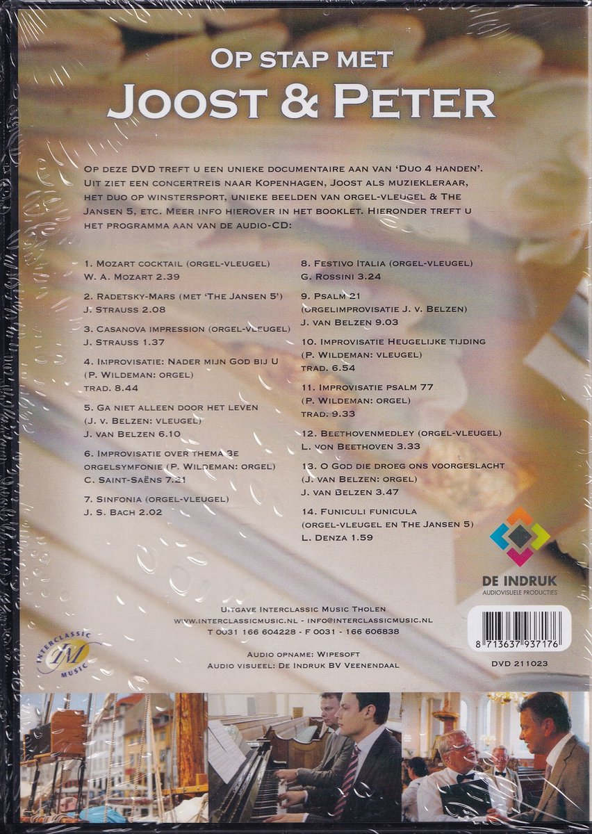 Op stap met Joost en Peter - Een muzikaal portret van Duo 4 Handen - Joost van Belzen,... | bol