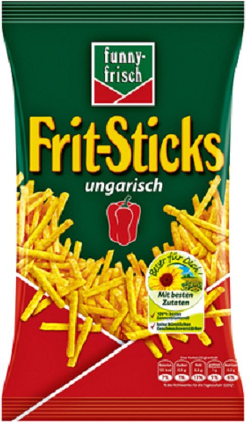 Funny-Frisch Frit Sticks Hongaars zak 8 x 100 g | bol