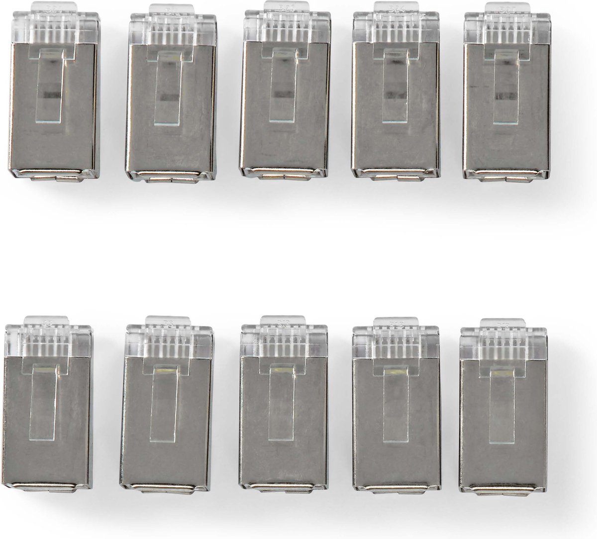 Modulaire RJ45 stekker - Cat 6 - Flexibele en vaste kern - Afgeschermd ...