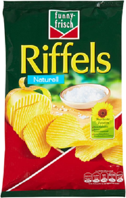 Funny Fresh Riffels Naturell zak van 150 g | bol