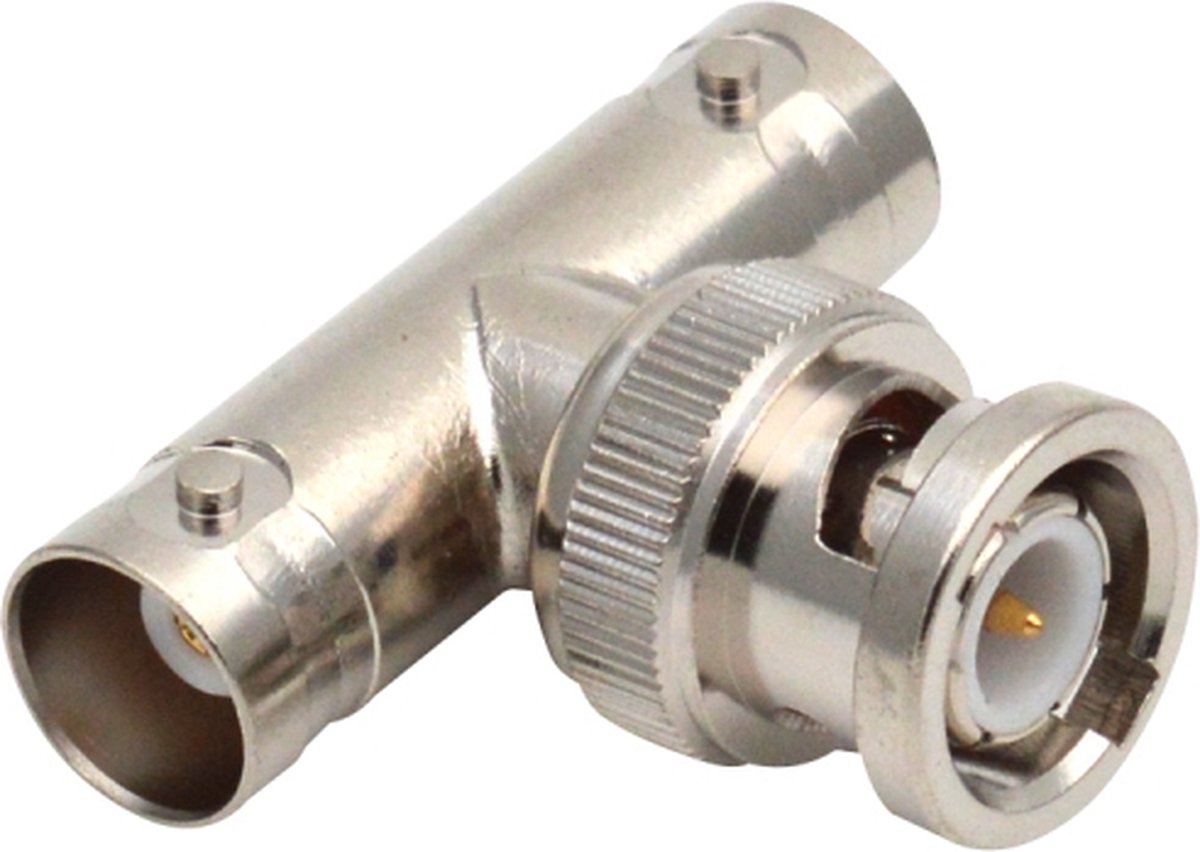 BNC-stekker naar 2 BNC-aansluiting (T) | bol.com