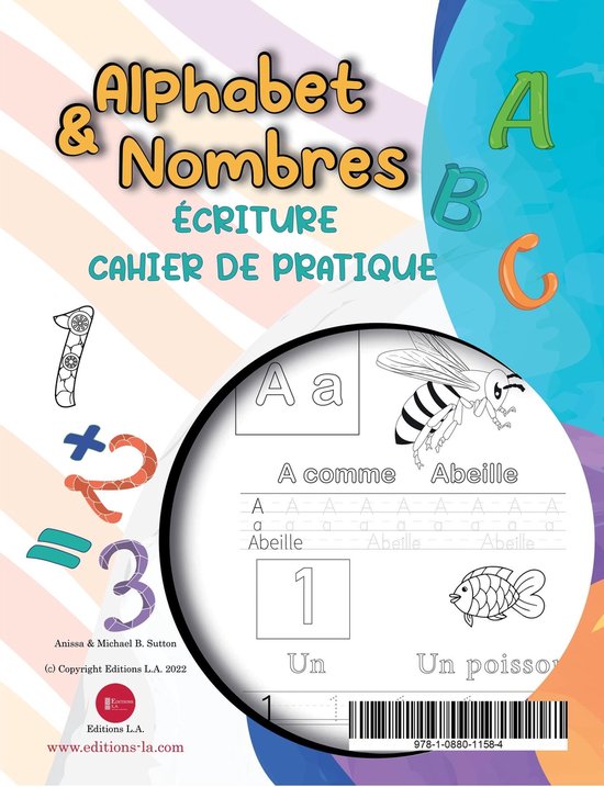 Cahier d'écriture - Apprendre à tracer les lettres et les chiffres ...