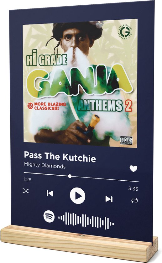 Songr Spotify Muziek Bordje - Pass The Kutchie - Mighty Diamonds ...
