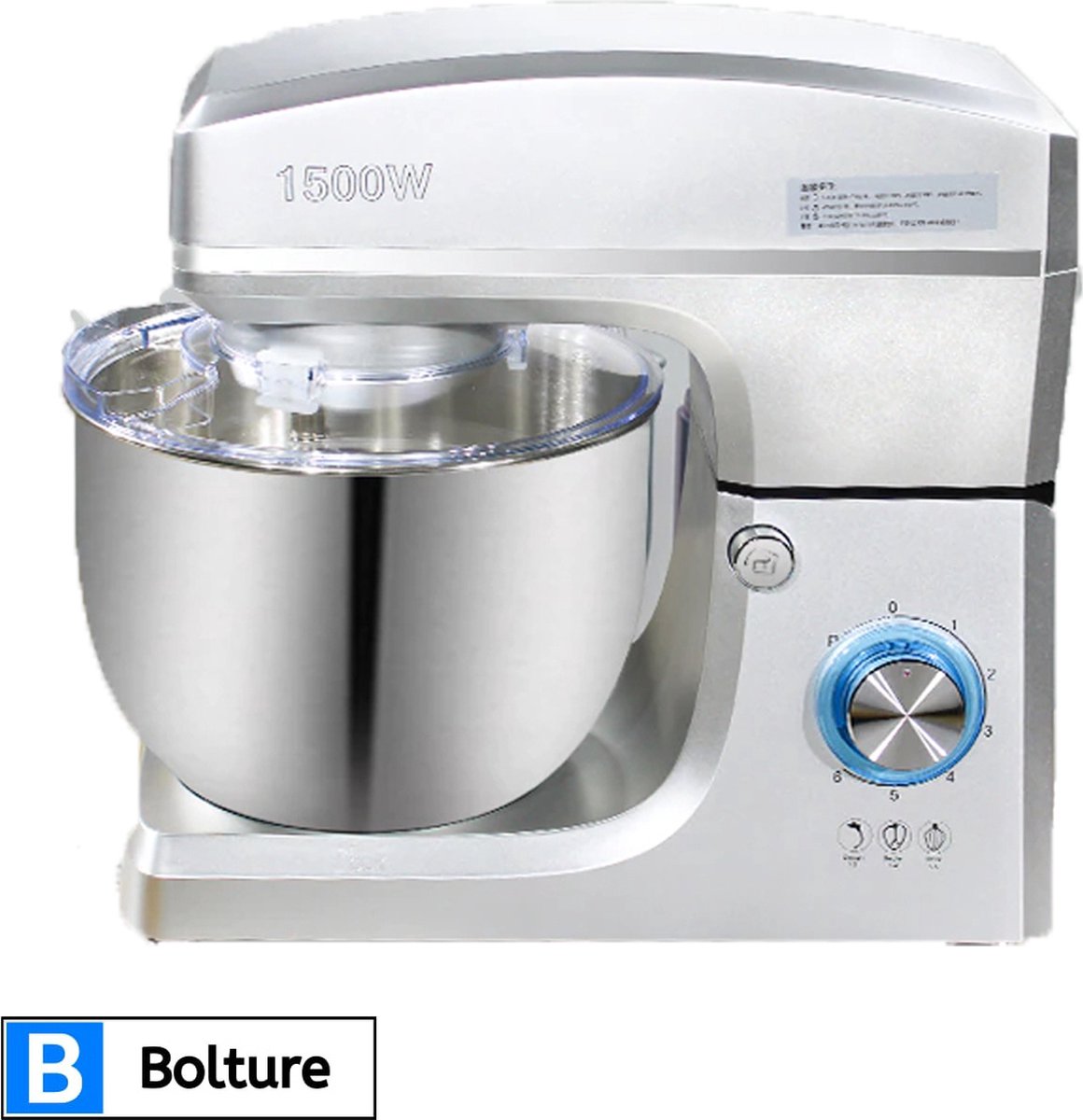 Bolture Deegmachine - Kneedmachine - Deegmixer - Keukenmachine - 1500W ...