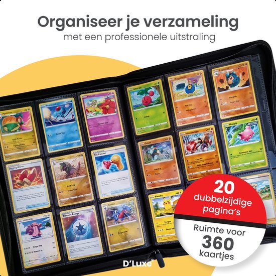 D'luxe® Premium - Verzamelmap geschikt voor Pokémon - pokémon kaarten ...