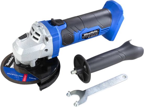 Westfalia Accu Slijptol, Haakse slijper - 18V Li-ion - 125mm - excl ...
