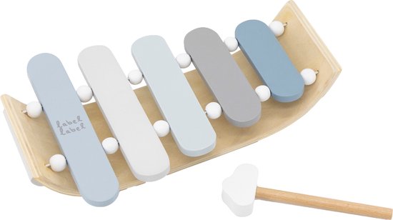 Label Label Blauw Houten Xylofoon LLWT-25477 | bol