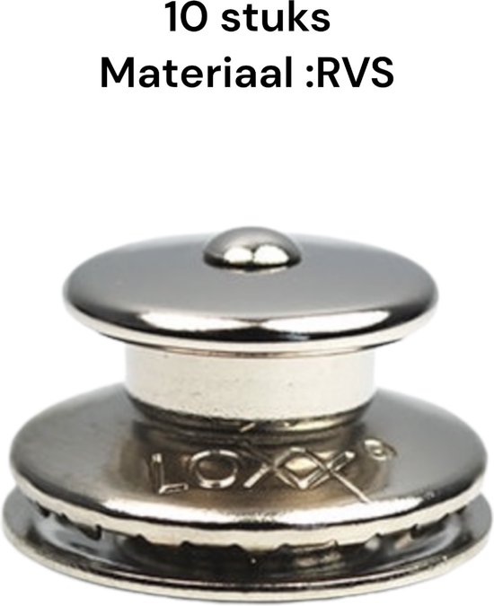 10x ~RVS Loxx knop---Let op! Deze zijn geheel van RVS---... | bol