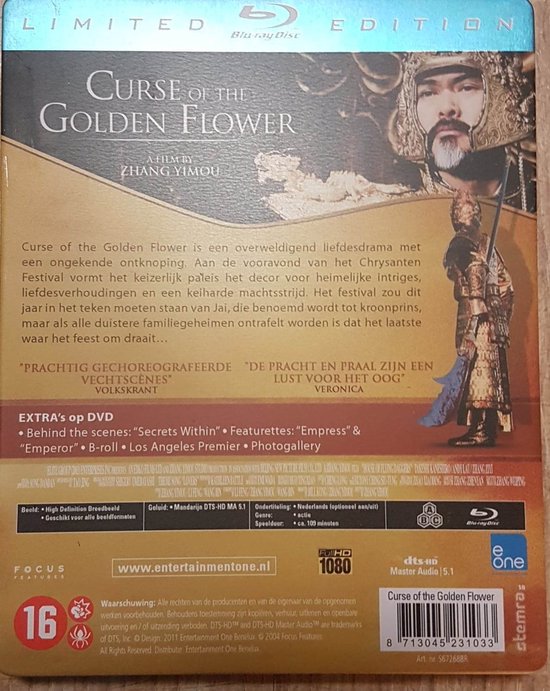 Curse of the Golden Flower (Blu-ray), Zhang Yimou | Dvd's | bol