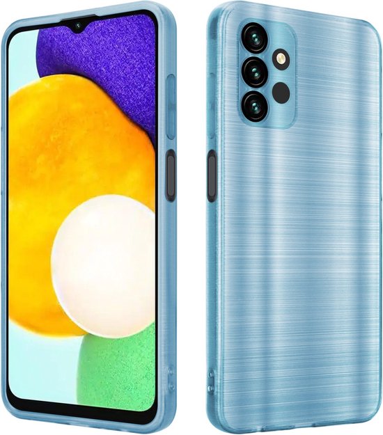 Cadorabo Hoesje geschikt voor Samsung Galaxy A13 5G in Brushed Turqoise ...