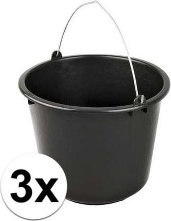 Emmers12 liter bouwemmer, emmer met handvat, oogstemmer, poetsemmer ...