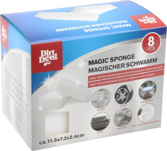 Dirt Devil Wonderspons - Melamine Spons - Alle Oppervlakken - 11,5x7 ...