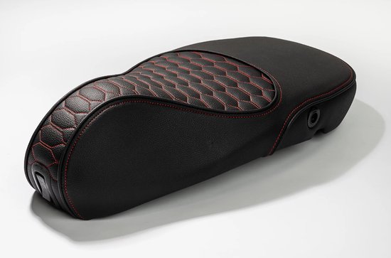 Vespa sprint zadel - scooterzadel - RS Robuust deluxe - Rood - Pro ...