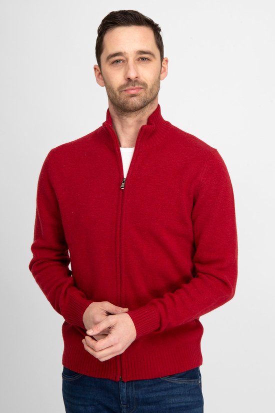 Suitable - Vest Wol Blend Rood - Maat XXL - Modern-fit | bol.com