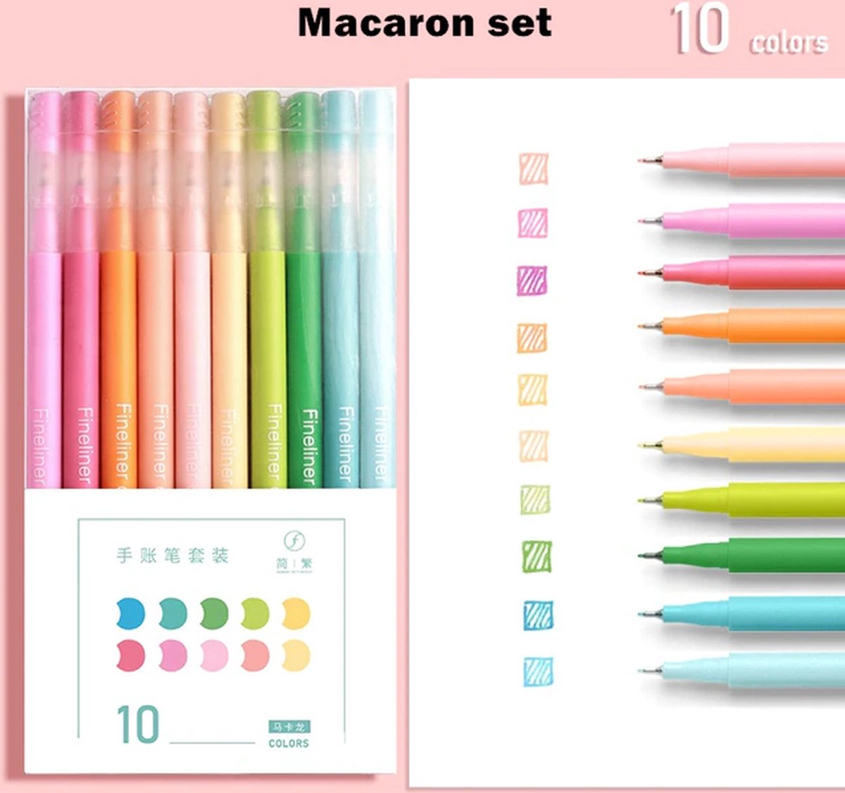 multicolor Gel Pen - Meerdere kleuren gel pen- gel pen - salt set | bol.com
