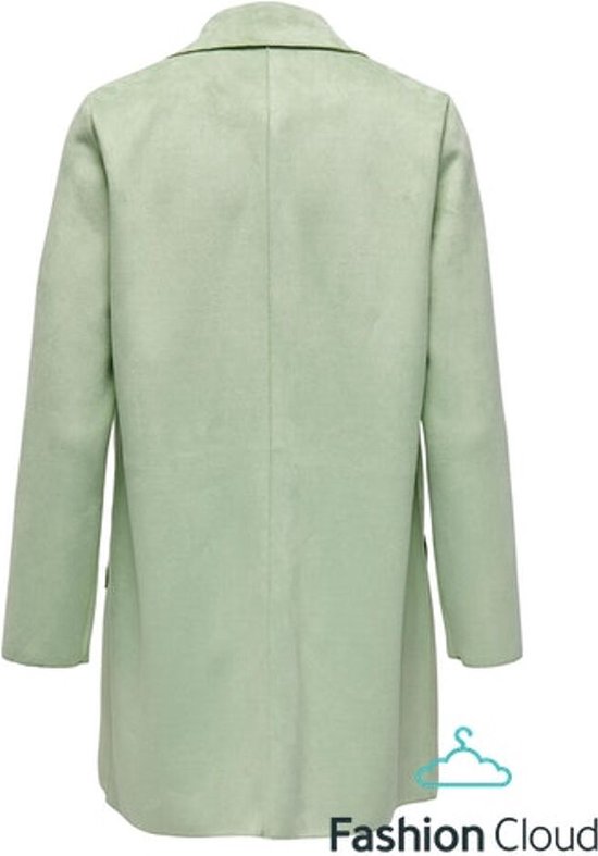ONLY Joline Faux Suede Coat Cc Otw Reseda GROEN XS | bol.com