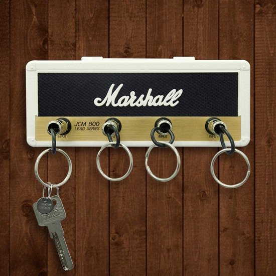 Marshall Key Holder Wit - Sleutelhouder voor gitaarsleutelhangers ...