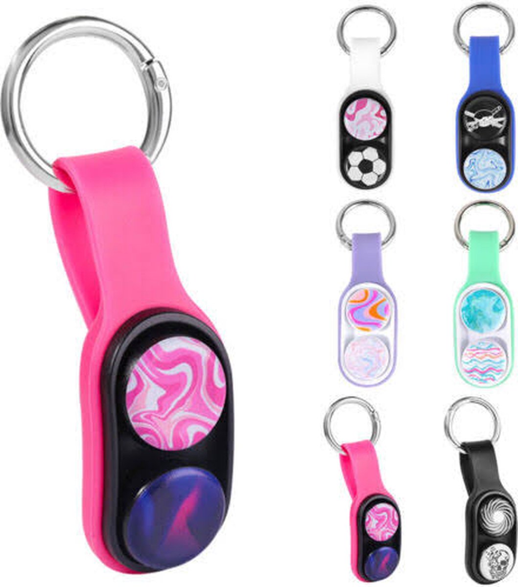 poppuck - fidget toy - speelgoed - fidget toys- roze - anti stress ...