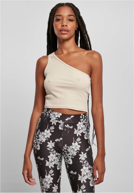 Urban Classics - Cropped Asymmetric Crop top - 3XL - Groen | bol