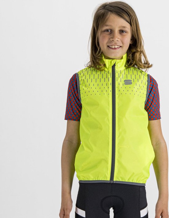 Sportful Windstopper mouwloos Kids Fluo - KID REFLEX VEST YELLOW FLUO ...