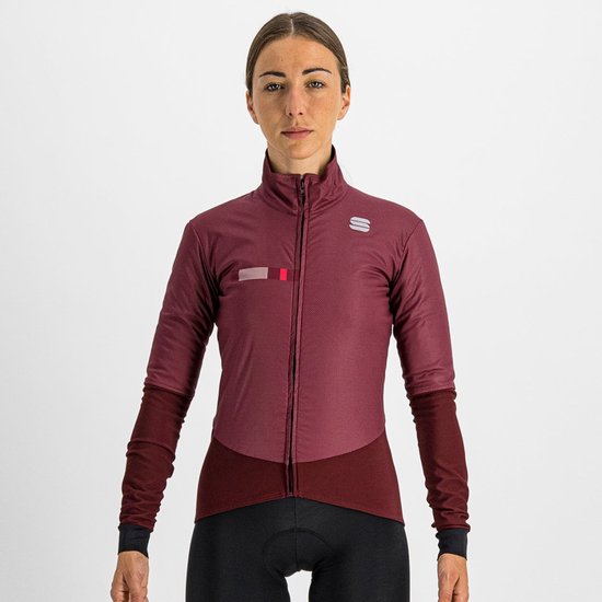 Sportful BODYFIT PRO fietsjas Dames Red Wine - Vrouwen - maat M | bol.com