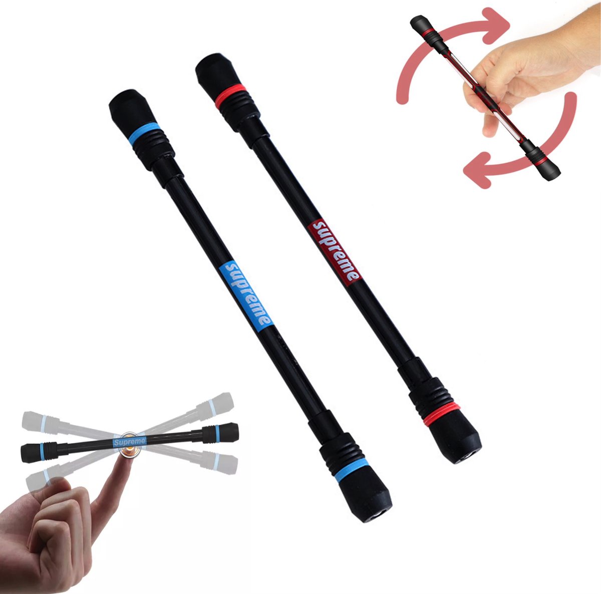 Femur Spinning Pen – Supreme Design – Roterende Balpen – Fidget Spinner ...