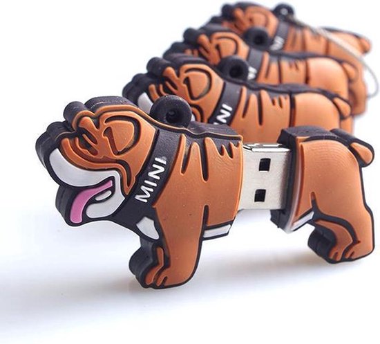 Bulldog hond 128GB 3.0 usb stick -1 jaar garantie - A graden klasse ...