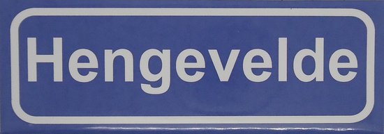 Koelkast magneet plaatsnaambord Hengevelde. | bol