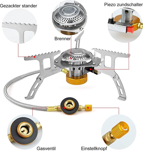 Campingkooktoestel - gaskoker - Camping gas stove | bol
