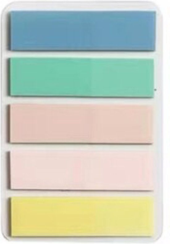 Akyol - Transparant sticky notes - transparante post Its - 140 ...