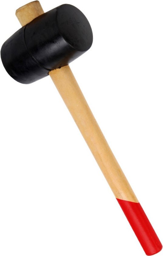 Rubberen hamer - 730 gram - campinghamer / haring hamer | bol