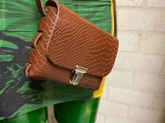 Driesjes® - Festival tasje – Carnaval – Lederen tasje – Klein tasje ...