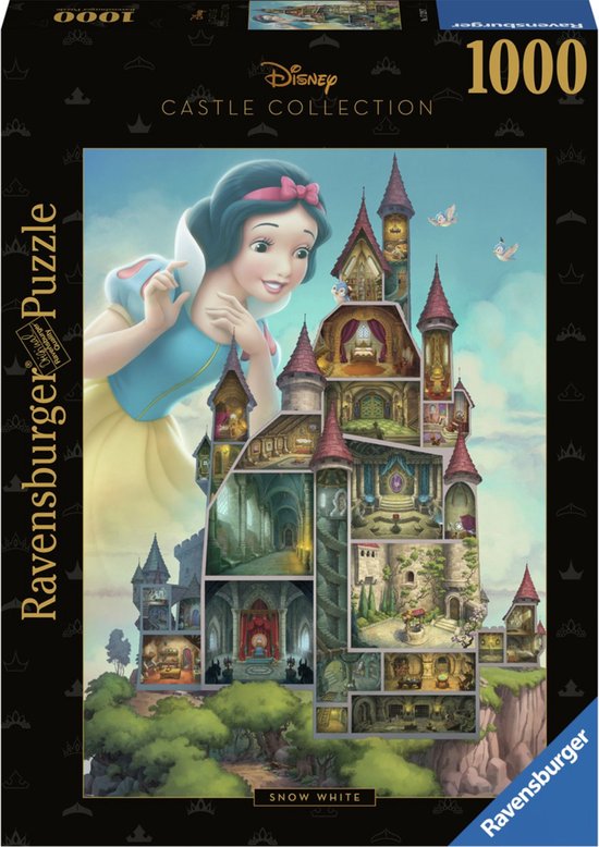 Ravensburger - puzzel Sneeuwwitje - Disney Kasteel 1 - 1000 stukjes ...
