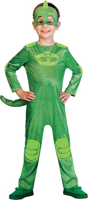 YSR - Costume Enfant Pj Masks Gecko, Combinaison Et Masque, Pyjama ...