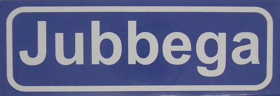 Koelkast magneet plaatsnaambord Jubbega. | bol