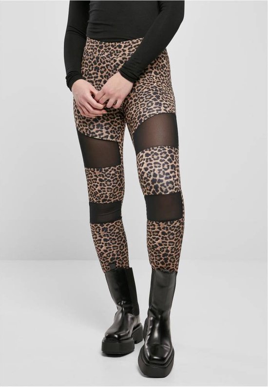 Urban Classics Legging -4XL- Tech Mesh AOP Bruin | bol.com
