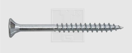 SWG 1760255010 Houtschroef 5 mm 50 mm Interne vertanding Staal Verzinkt ...