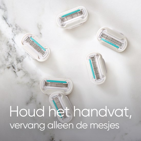 Gillette Venus Deluxe Smooth Sensitive - 10 Scheermesjes - Voor Een ...