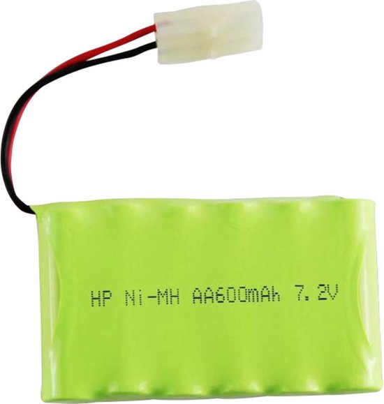 Conrad energy NiMH accupack 7.2 V 600 mAh Side by Side Tamiya-stekker | bol